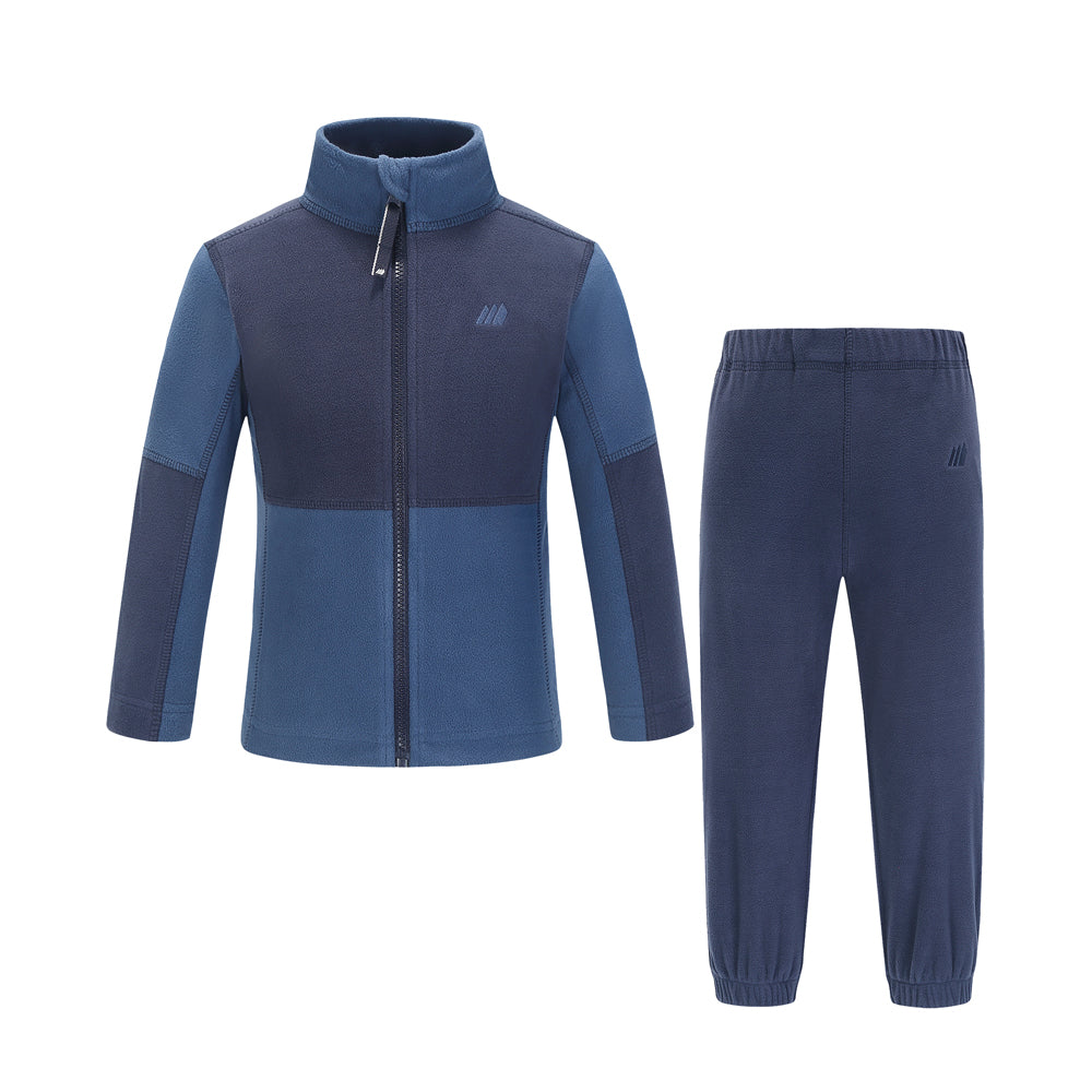 Skogstad Kids' Trone Fleece Set (Dark Denim) – Little Adventure Shop