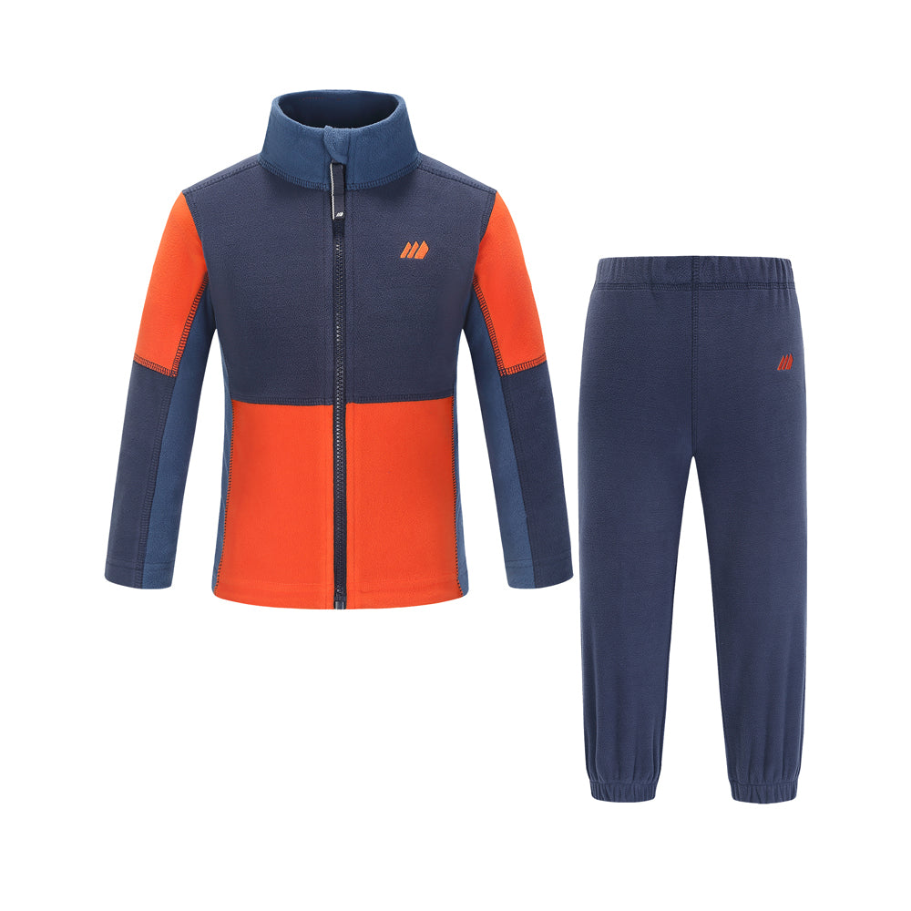 Skogstad Kids' Trone Fleece Set (Pumpkin) – Little Adventure Shop